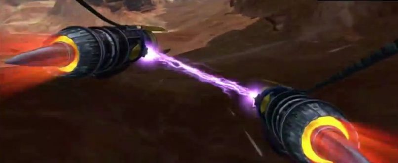 Darth Vader plays Kinect Star Wars Podracing - Team VVV