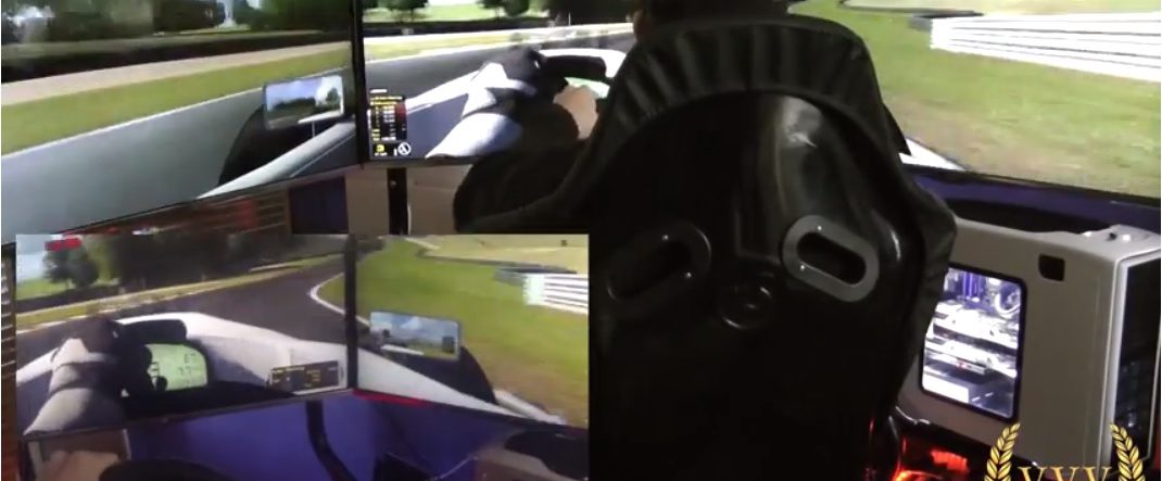 iRacing Open Wheel Triple Screen Practice Gameplay - Max Settings ...